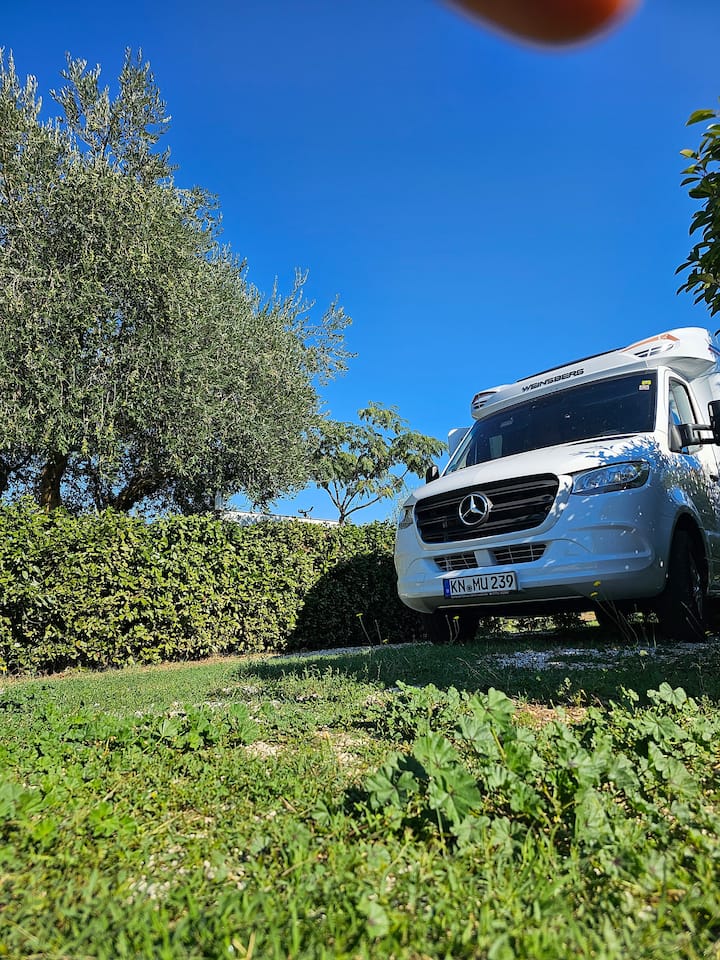 Campervan Parking Area With Garden In Follonica -