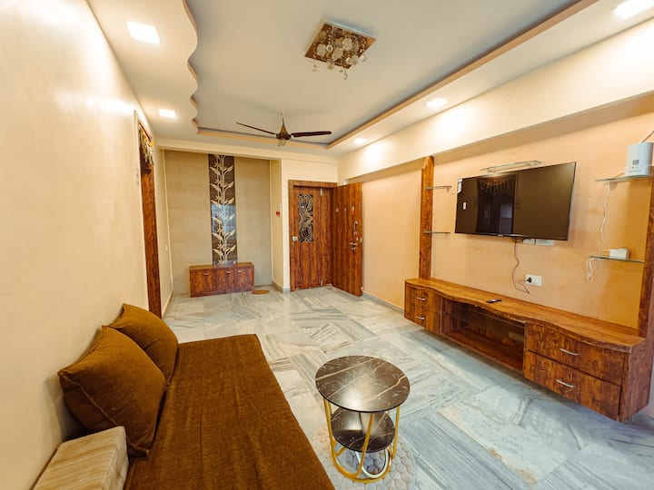 Peaceful 1bhk Netflix+hotstar Thane Kashishpark - Thane