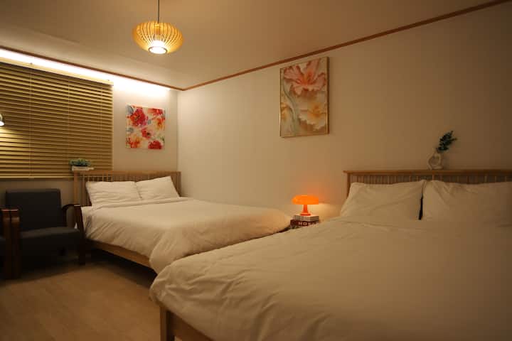 만년동 6인/침대3개/성심당dcc/수목원/엑스포/컨벤션/신세계/과학관 - Daejeon