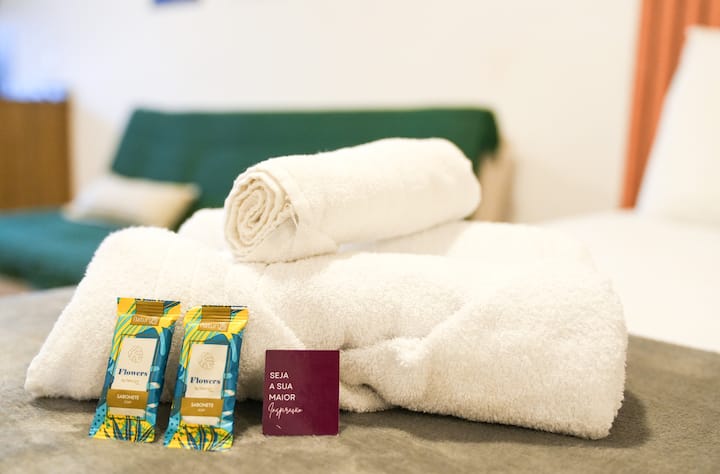 Estúdio Para 4 Pessoas Com Piscina E Vista Icônica - Rio de Janeiro