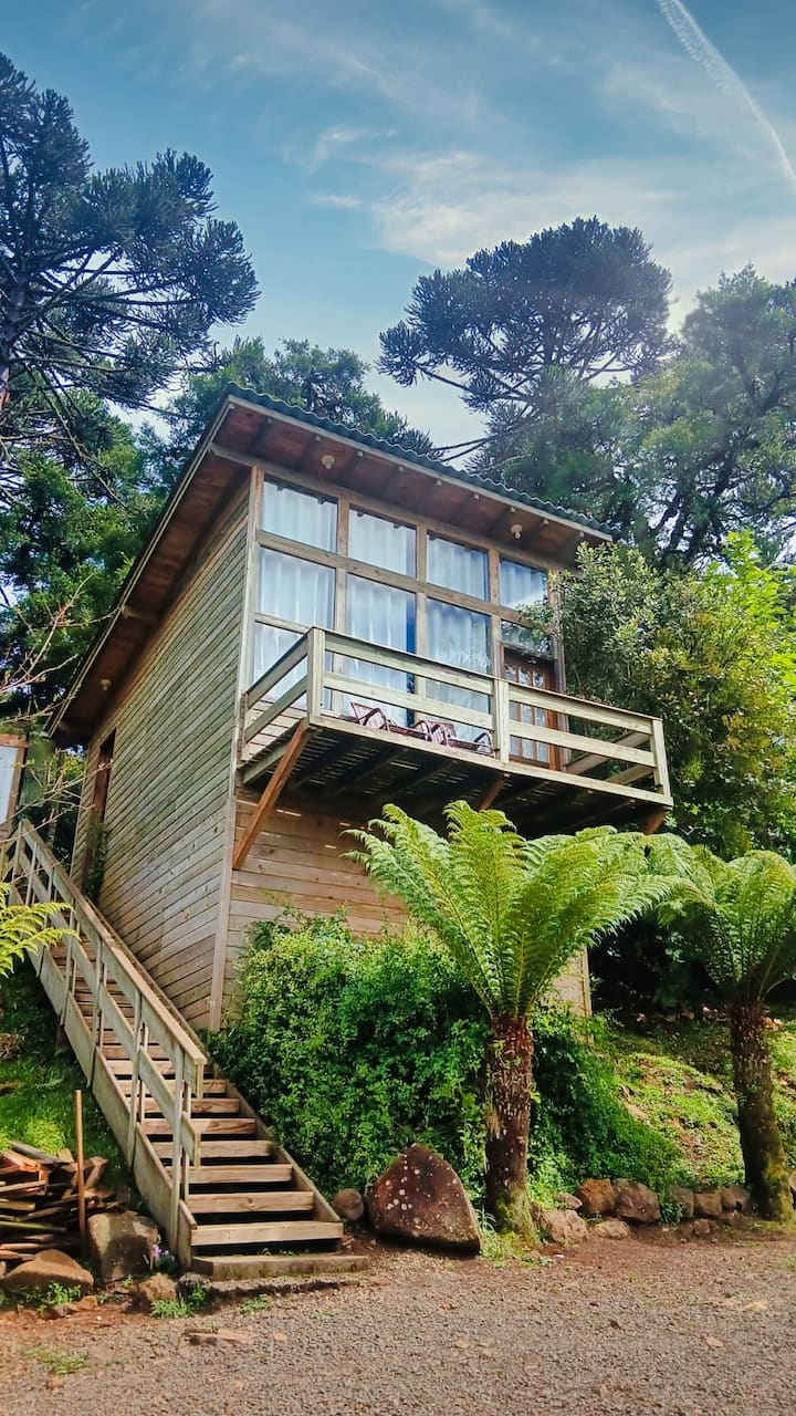 Chalé Cristal | Lareira, Hidro E Piscina Aquecida - Bom Jardim da Serra