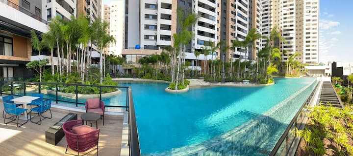 Apê Resort I Piscina E Academia Completa – Brás - Brazil