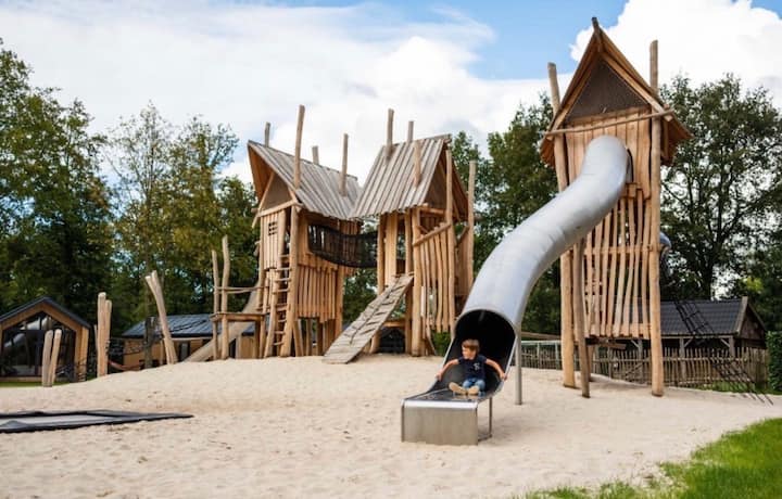 Luxe Huisje Op 5-ster Kindercamping, Overijssel - Netherlands