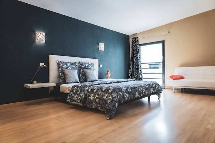Chambre Océan | 25m², Clim & Petit-déj Inclus - Bordeaux