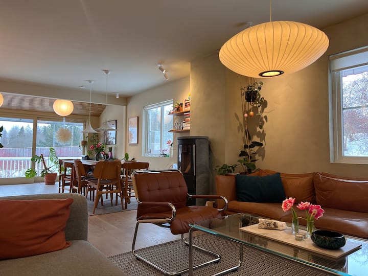 Stilren Leilighet (4 Sov/2 Bad) Med Hage - Oslo