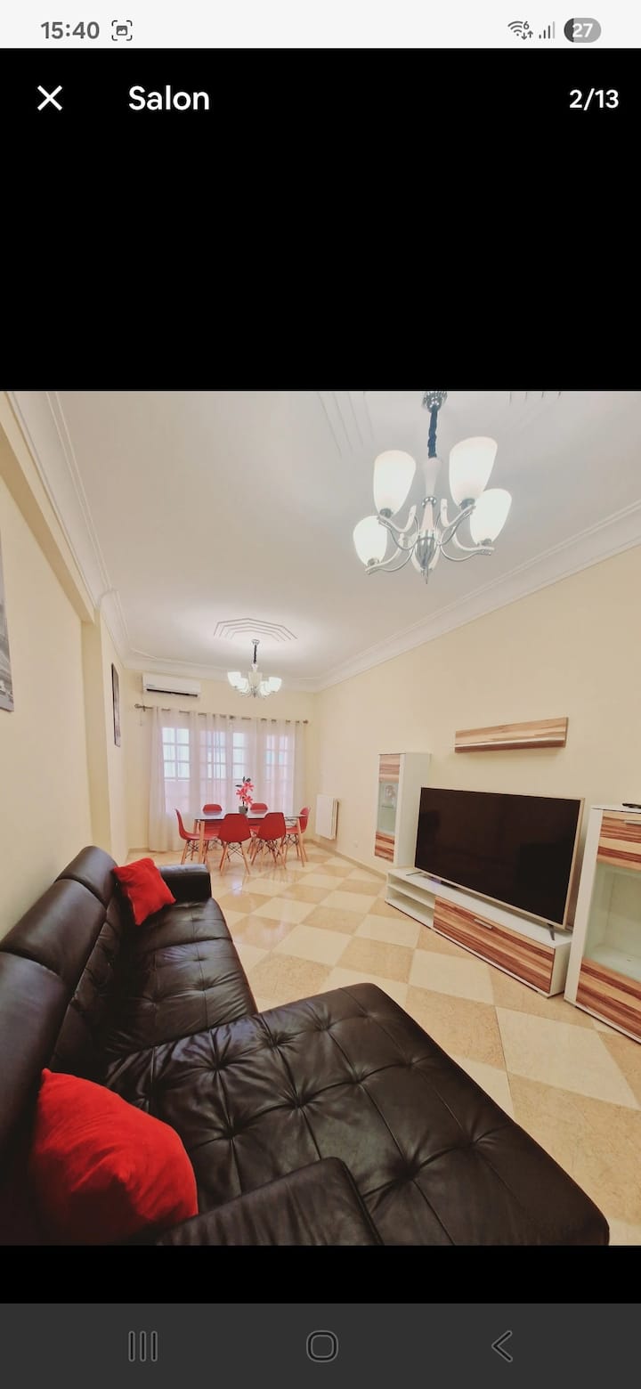 Frange Maritime Appt Equipé 3 Chambres Et 6 Lit - Oran