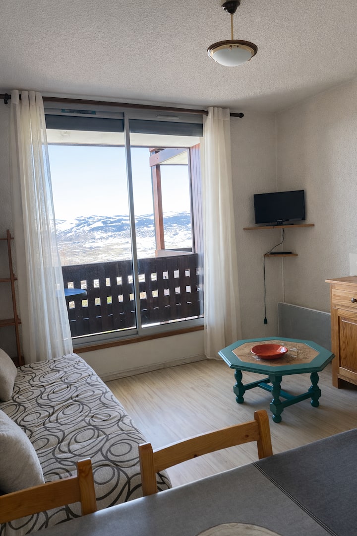 T2 Cosy Au Pied Des Stations, Balcon Et Vue - Vall de Núria