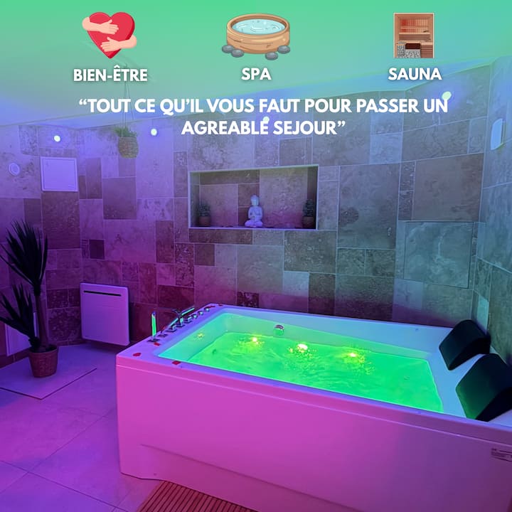 Refuge Des Intimes - Spa & Sauna En Cave - Creuse