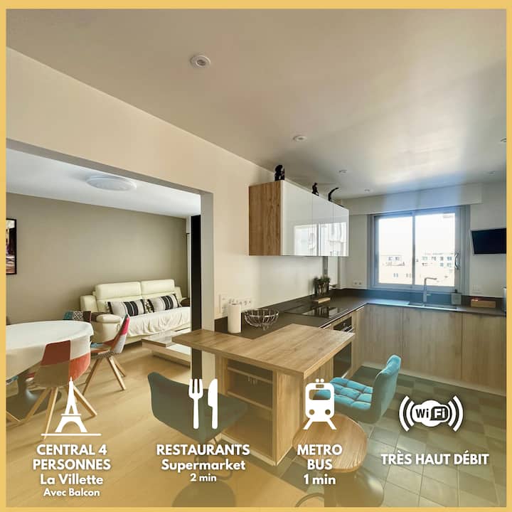 Light & Design Avec Balcon – Canal De L’ourcq - Rue Saint-Maur