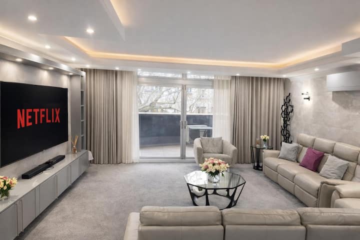 Lux 4br Apt Marylebone | 5 Min Walk 2 Baker St | - 얼 코트