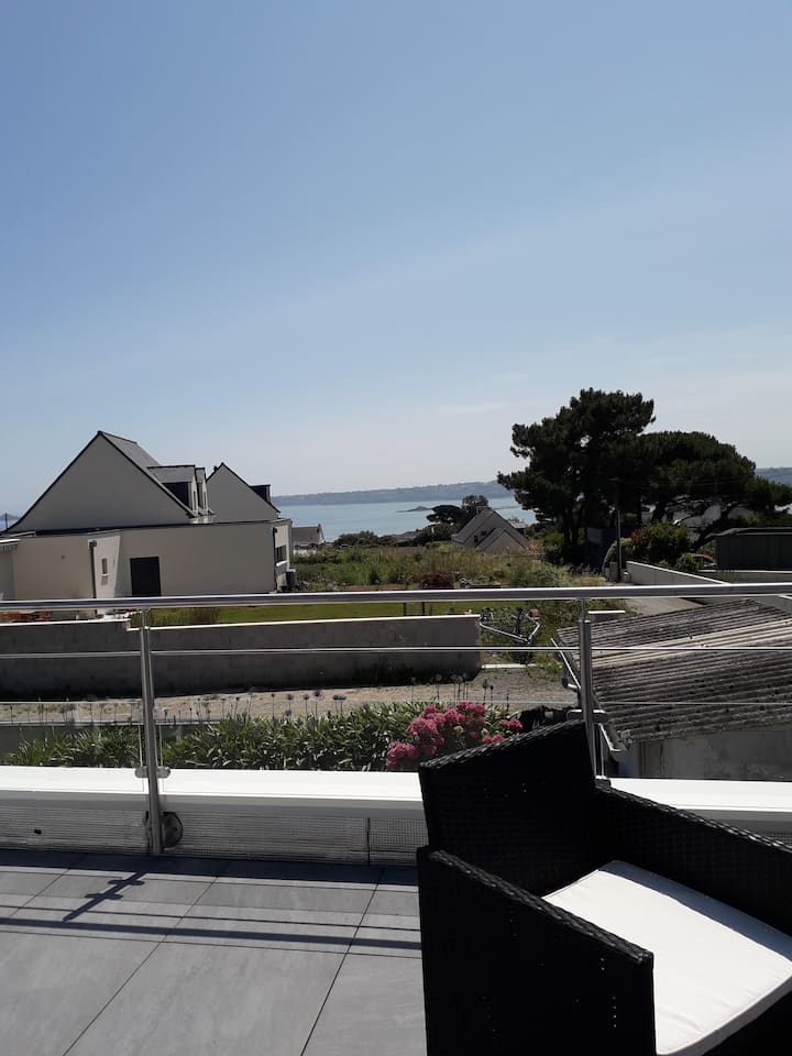 Maison Vue Mer Avec Jardin Proche De Bréhat - Paimpol