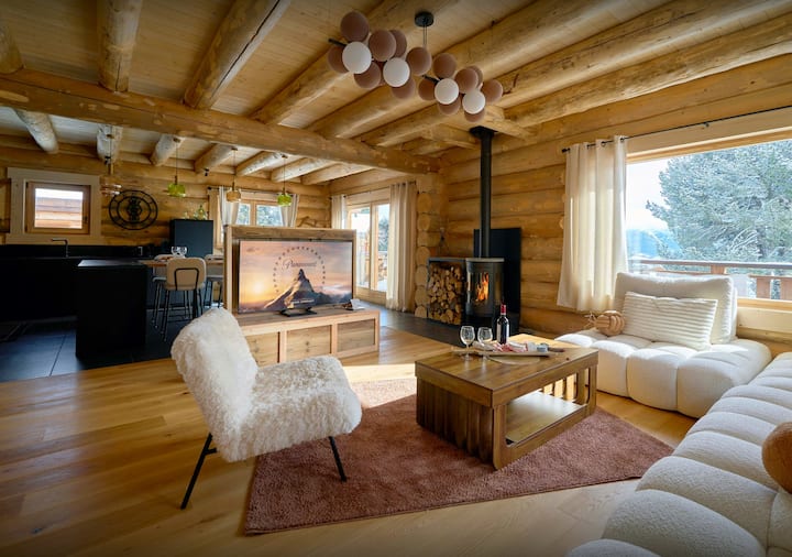 Chalet 5-étoiles Familial Avec Vue Proche Pistes - Les Angles