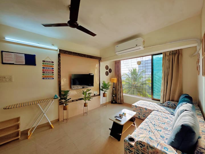 Bliss 143: 2br Apt Kitchen, Washer, Housekeeping - Mumbai