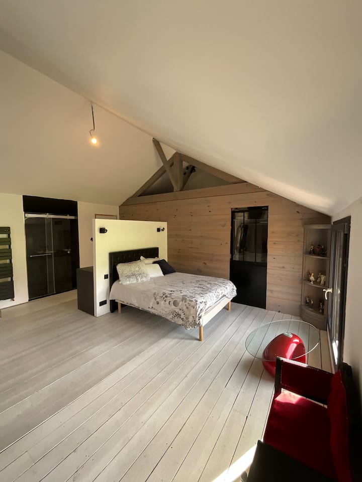 Hameau Fleuri | Chambre « Design » - Pont-l'Évêque