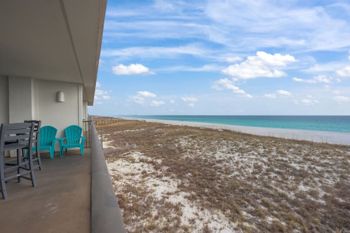 Gulf Front View Seashells-sunset Await In Paradise - Navarre Beach, FL