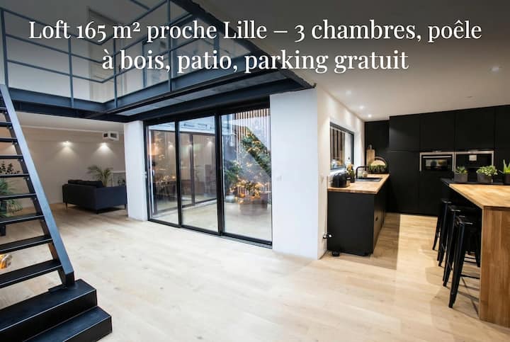 Loft Fashion 165m² (Parking Gratuit) Proche Lille - Roncq