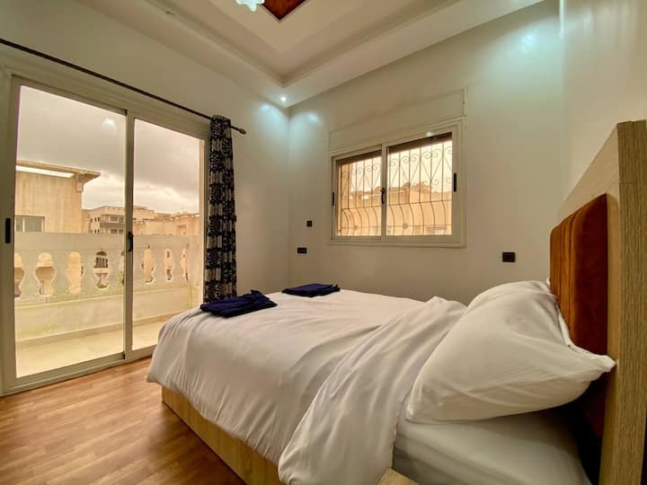 Confort Spacieux 3 Ch 2 Balcons Proche Marjane - Safi