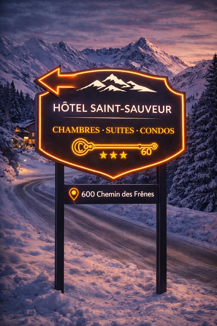 Mountain View Twin Room • Cozy Stay 2 Beds - Saint-Sauveur