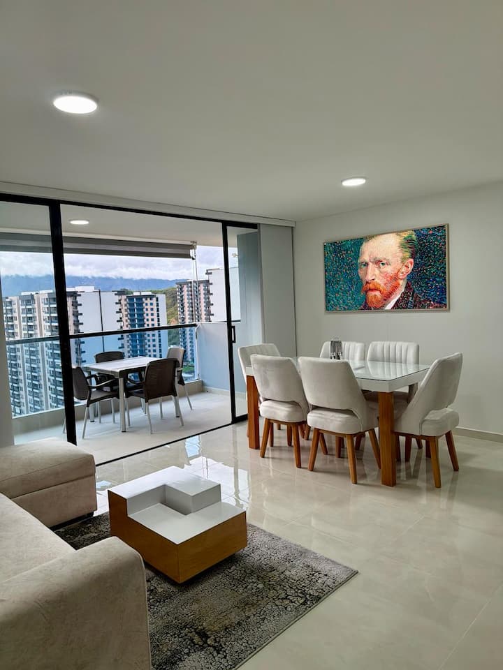 Apartamento Amplio Moderno Con Vista Panorámica - Floridablanca