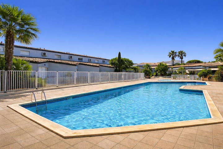 Maison 4 Pers Avec Piscine - Plage à 250 M - Saint-Cyprien