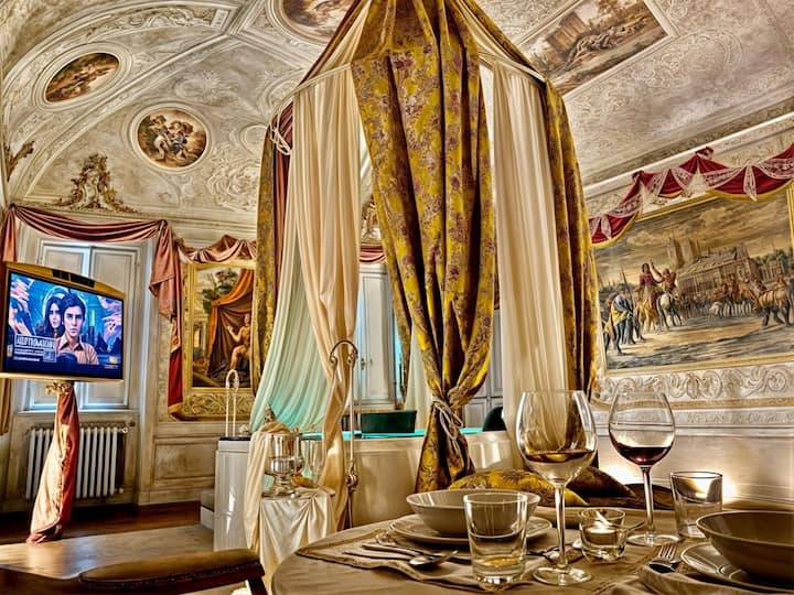{Luxury} Suite Impero-idromassaggio-affreschi 600 - Tivoli