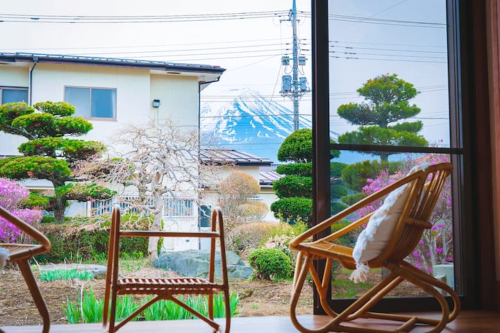 【2026年2月new!】grand Open*河口湖駅近く!富士山ふもと、レトロな古民家ハウス - 가와구치 호