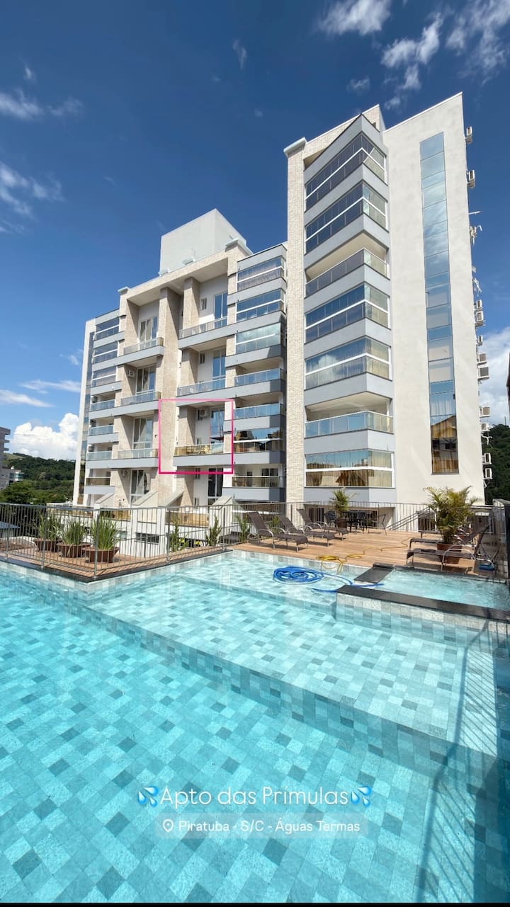 Apto Das Prímulas- Duplex Moderno, Frente Avenida - Piratuba