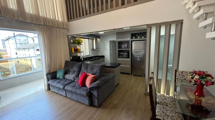 Duplex Prímulas|climatizado, Churrasqueira, Centro - Piratuba