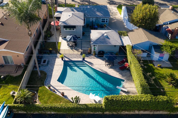 Resort-style Pool Home | Slide • 3br - Long Beach, CA