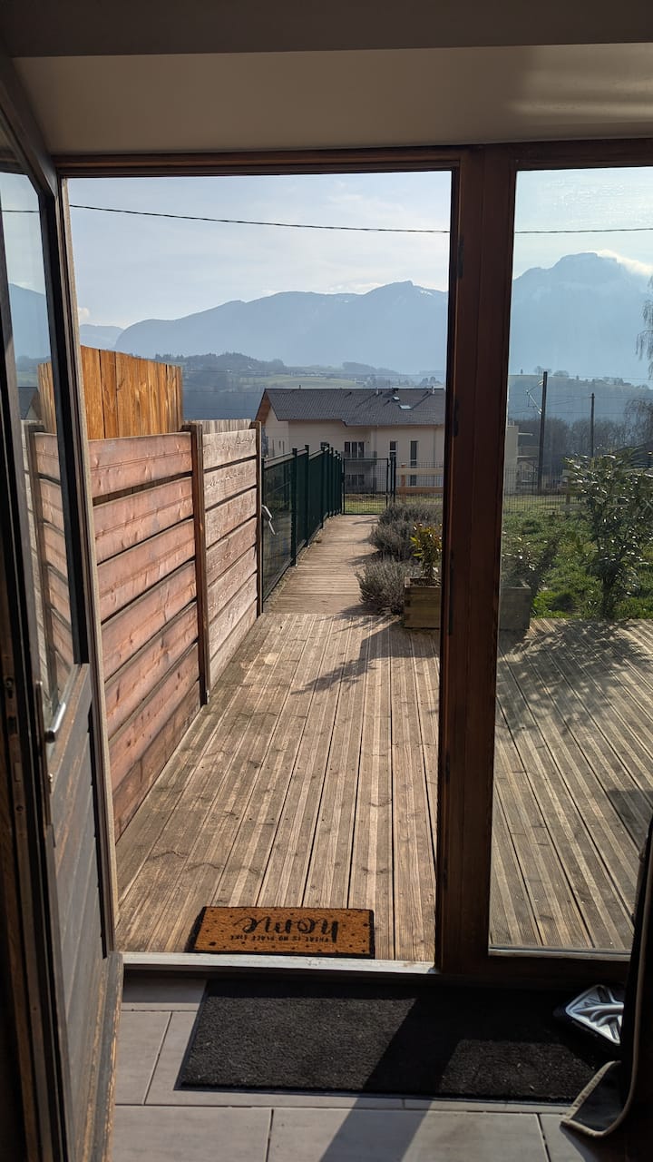 *La Pause Alpine* – Terrasse & Vue Montagne - Cruseilles