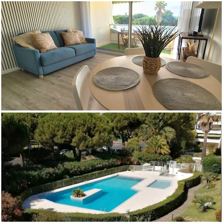 Superbe Appartement Ensoleillé Vue Piscine - La Grande-Motte