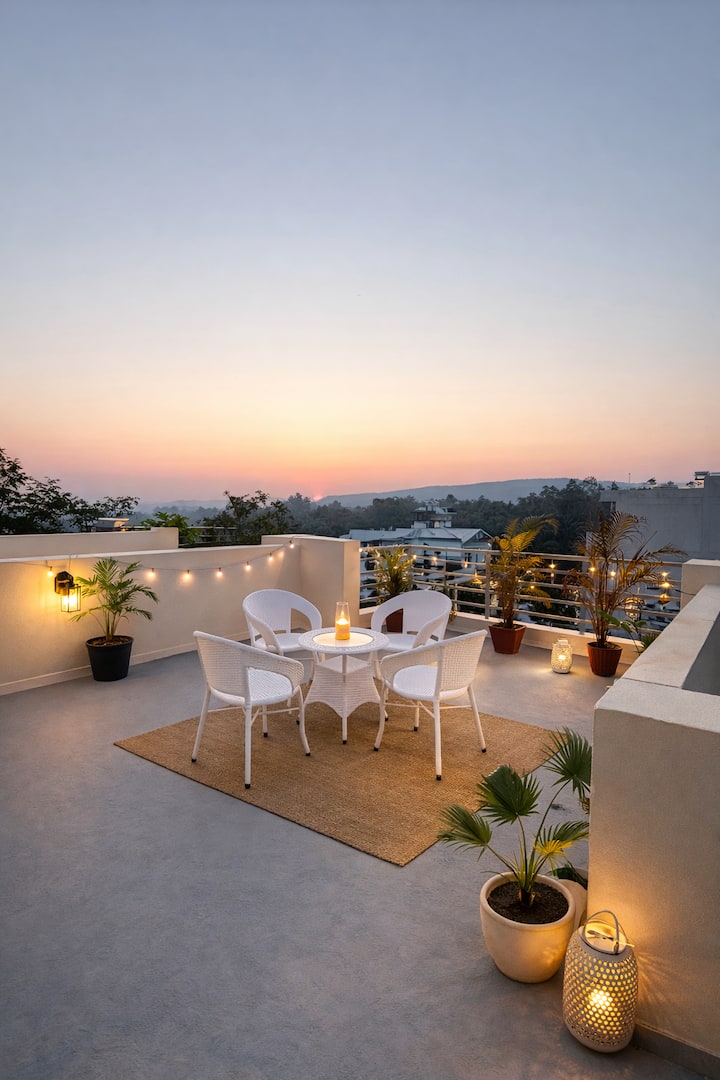 Mountain View Duplex | Private Terrace & Nature - デーラー・ドゥーン