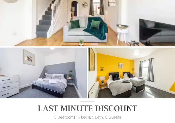 Stylish 3br Home – Great Location – Free Wifi - Speke - Liverpool
