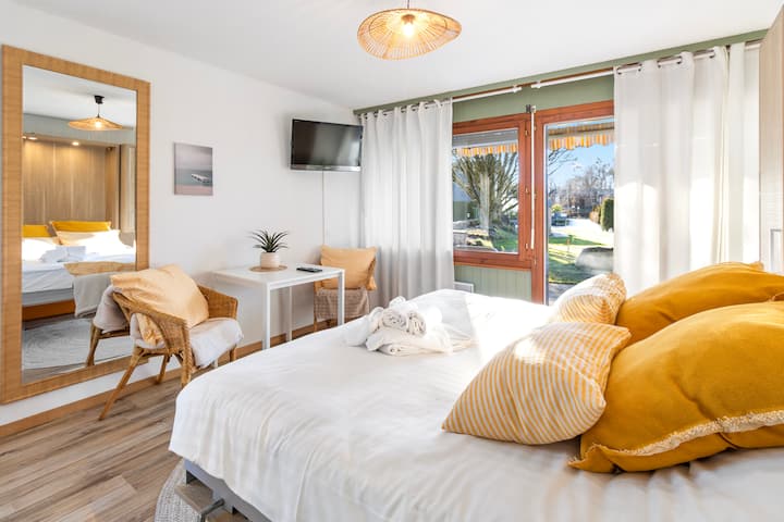 Studio Lumineux, Avec Terrasse, à 5 Min Du Lac - Neuchâtel