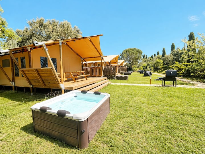 Glamping Il Poderino - Tenda Ginepro - 5 Ospiti - Cecina