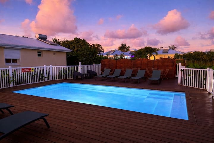 Koly’dream – Piscine, Wifi, Parking & Zéro Coupure - Saint-François