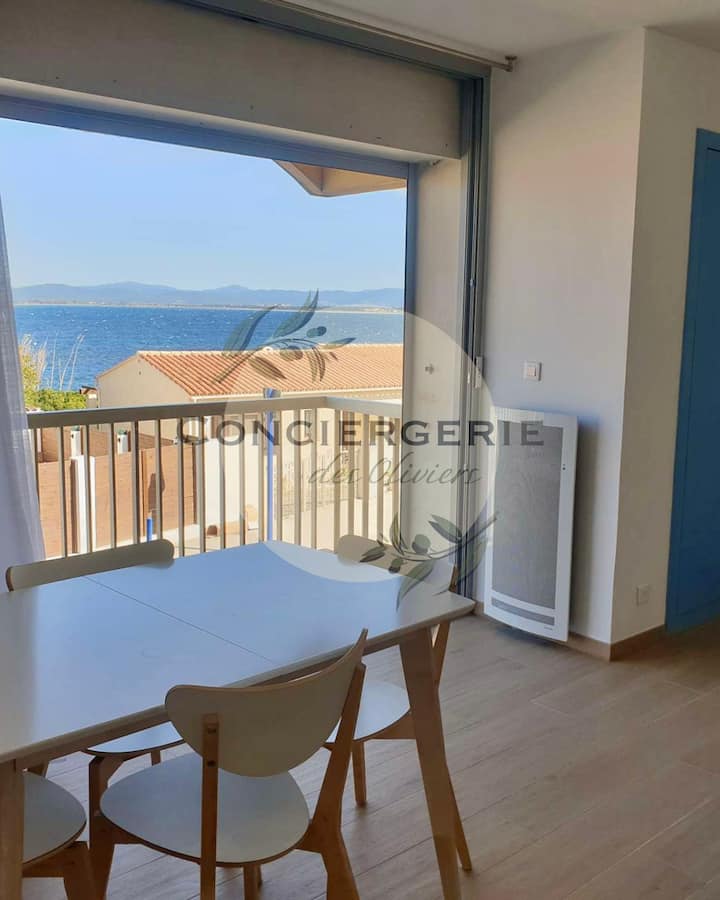 Studio Pieds Dans L'eau - Vue Mer - La Madrague - Porquerolles