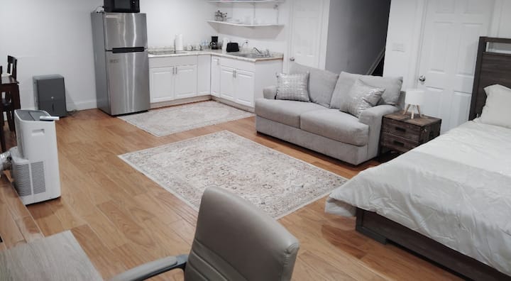 Studio Basement Close To Rutgers, Rwj&ny Transit - 新布朗斯維克