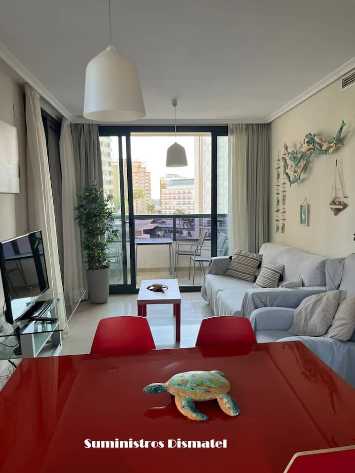 5 Estrellas Apartamento 4e Con Piscinas, Jardines. - Benidorm