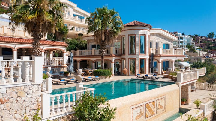 Ultra Lüks 6 Oda 7 Banyo Kalkan'ın En ÖZel Villası - Kalkan