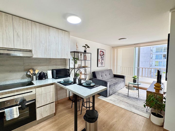 Apartamento Con Conexión L1/terminal Buses Ytrenes - Santiago, Chile