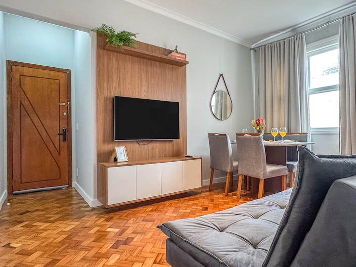 Apê C/ Ar Condicionado A 200m Praia De Copacabana - Rio de Janeiro