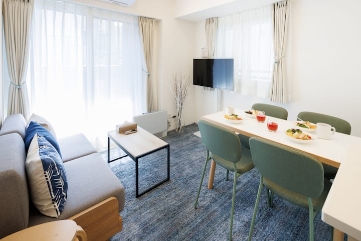 Brand-new|2br-max6|50㎡4beds|susukino Best Location - Sapporo