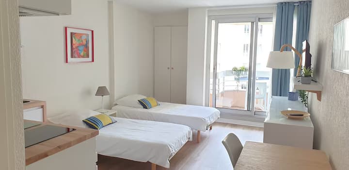 Biarritz Studio Grande Plage Avec Balcon - Anglet