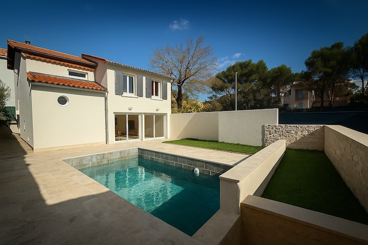 Havre De Paix Avec Piscine & Grand Jardin – 6 Pers - Marsiglia