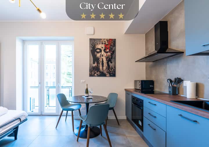 City Centre - Nuovo Monolocale Vista Città Alta - Bérgamo