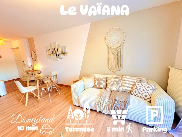 Le Vaïana/disney 4km /Terrasse/parking Gratuit - Disneyland Paris