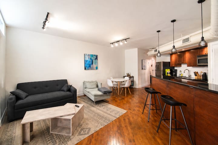 Sunny Arts District 2br: Pet Friendly - Aéroport de Philadelphie (PHL)