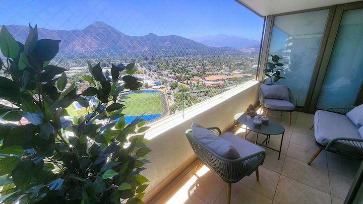 Moderno, Elegante Y Vista Increible - Las Condes