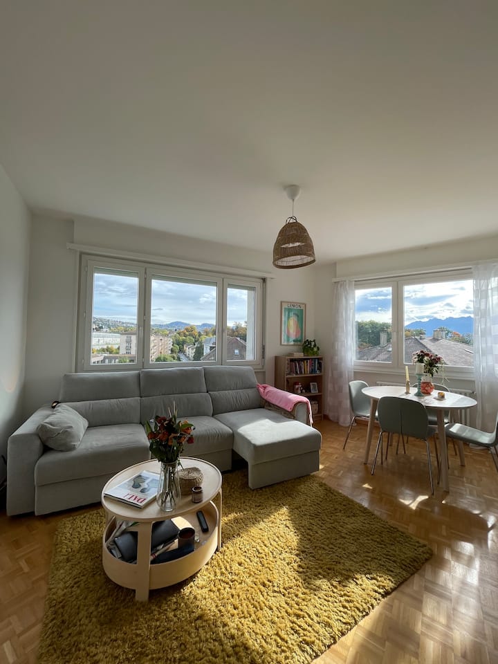 Appartement Ensoleillé Vue Sur Le Lac Léman - Lausanne